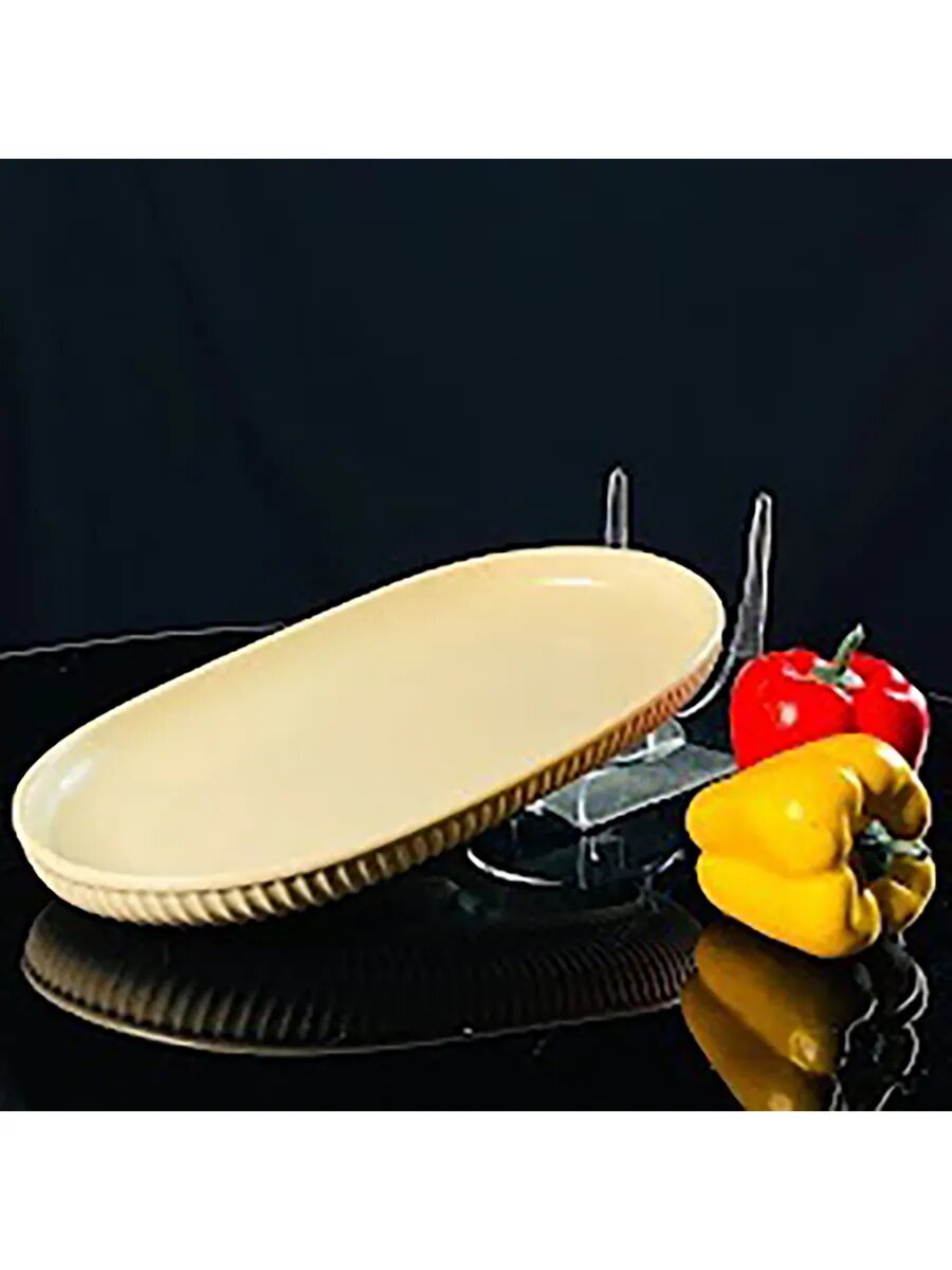 Блюдо сервировочное Lenardi, фарфор, 35,5 см