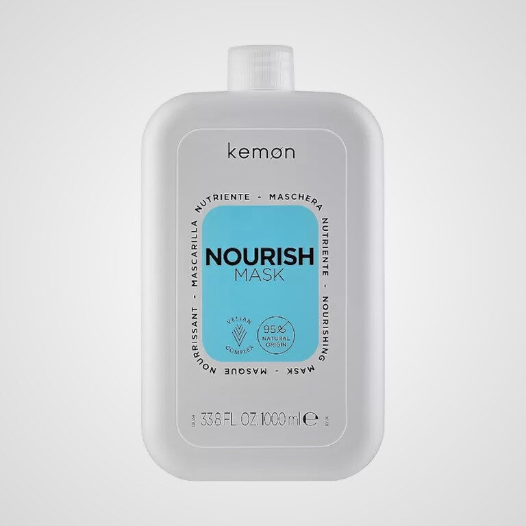 Питательная маска для ослабленных волос 1000 мл KEMON Nourish Mask Velian Маска 1000 мл