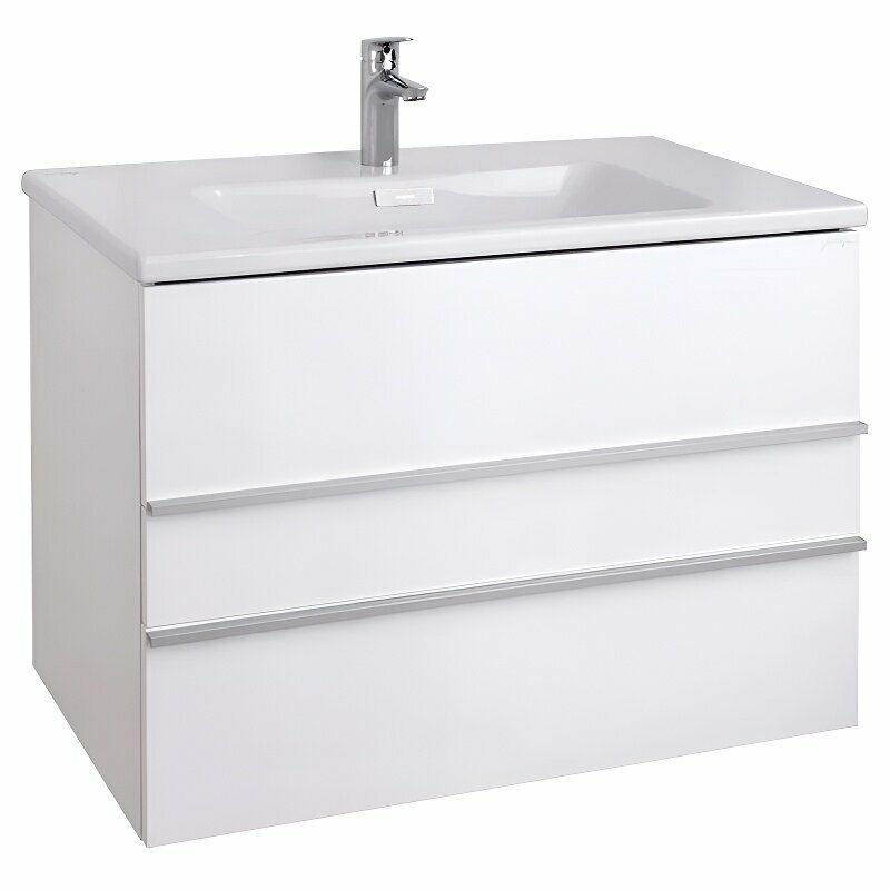 Тумба с раковиной Jacob Delafon Lucien 80 белый глянцевый