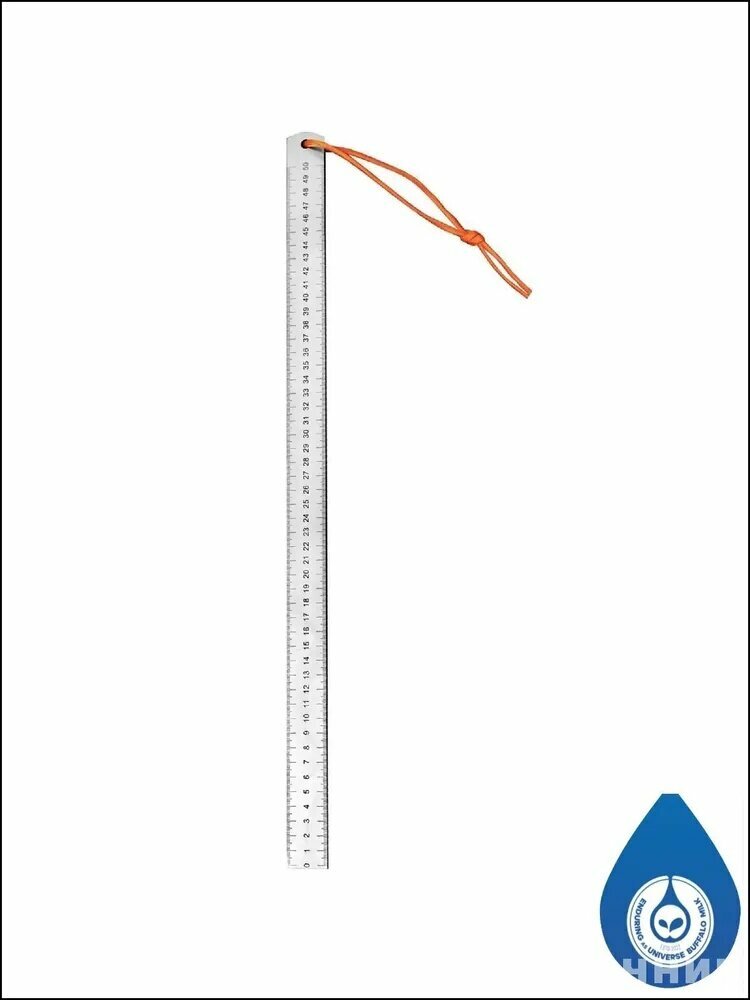 Линейка стальная 50 см, эксклюзивная утолщенная 4 мм