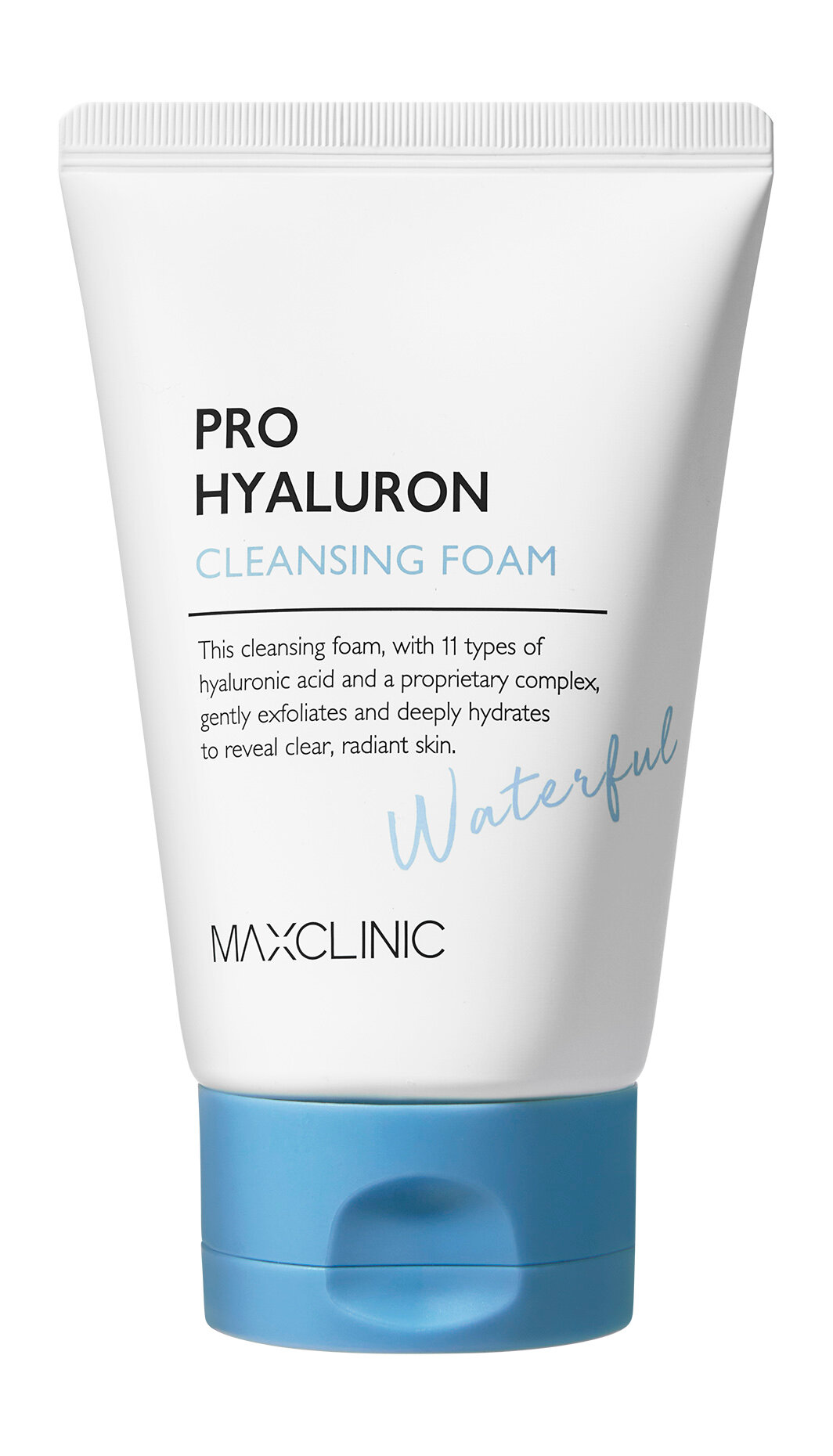 MAXCLINIC Pro Hyaluron Cleansing Foam Пенка для умывания с 11 типами гиалуроновой кислоты, 120 мл