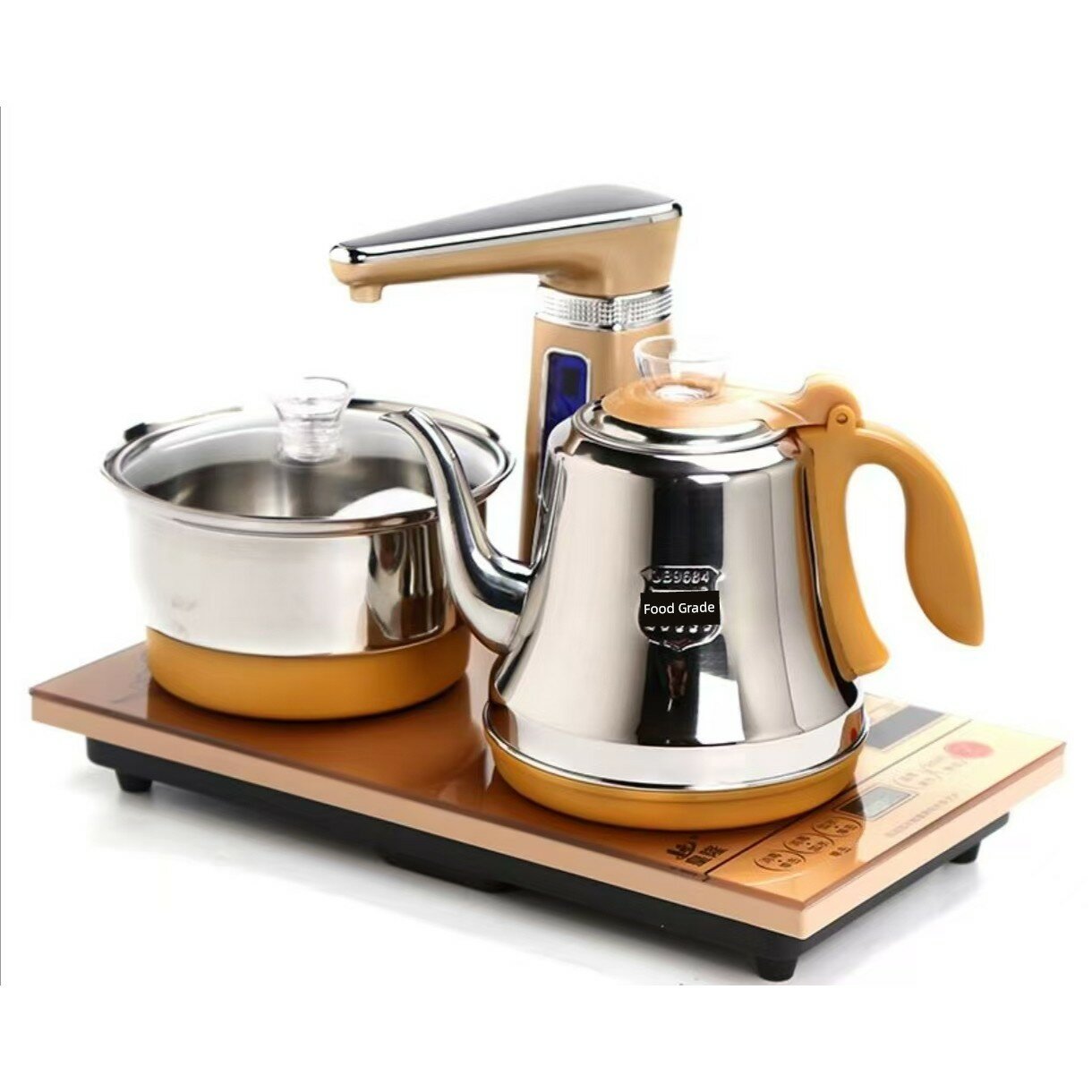 Полностью автоматический электрический чайник с подогревом воды, 20-местная чайная станция, 37-местная чайная зона,