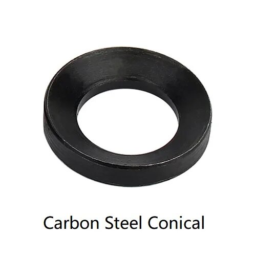 Шайба коническая/сферическая M6-M48 нержавеющая сталь 304 Black Conical, M6(10pcs)