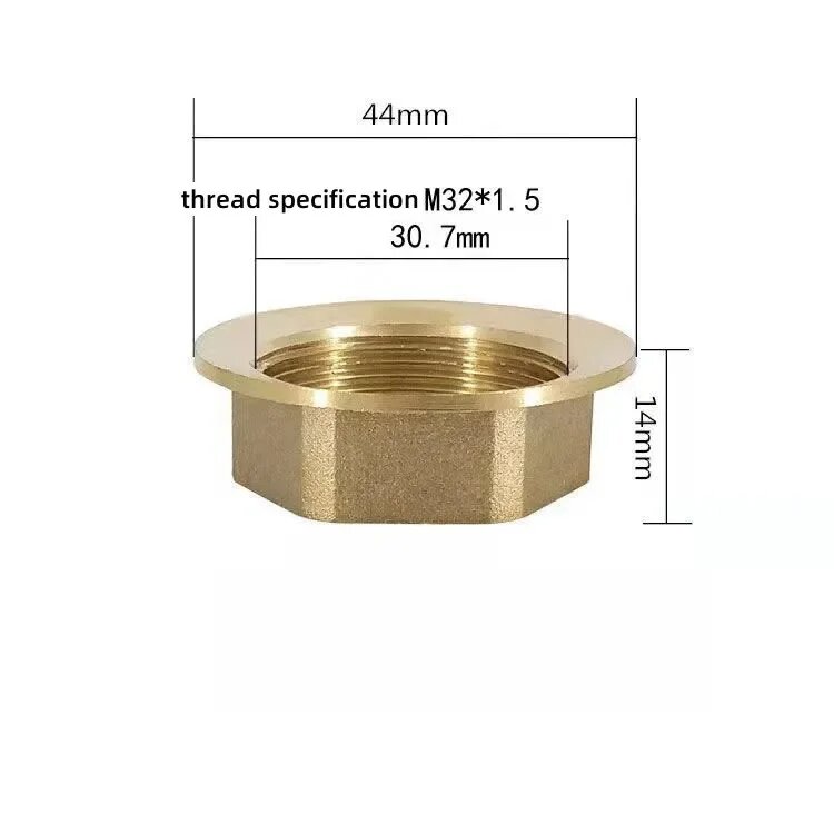 Медная гайка для крана 32 мм Nut