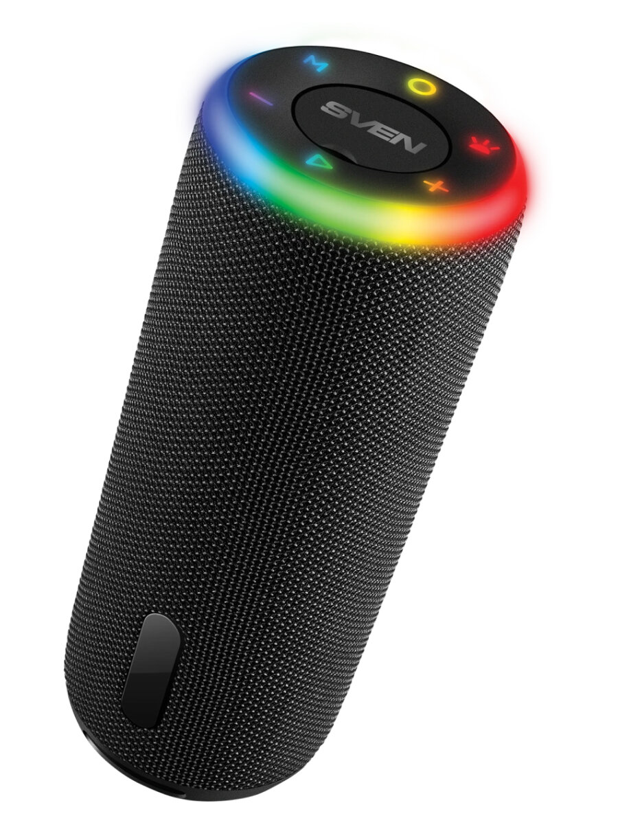 Колонка портативная SVEN PS-150 black (10Вт, USB, Bluetooth, питание от аккумулятора) (SV-022327)