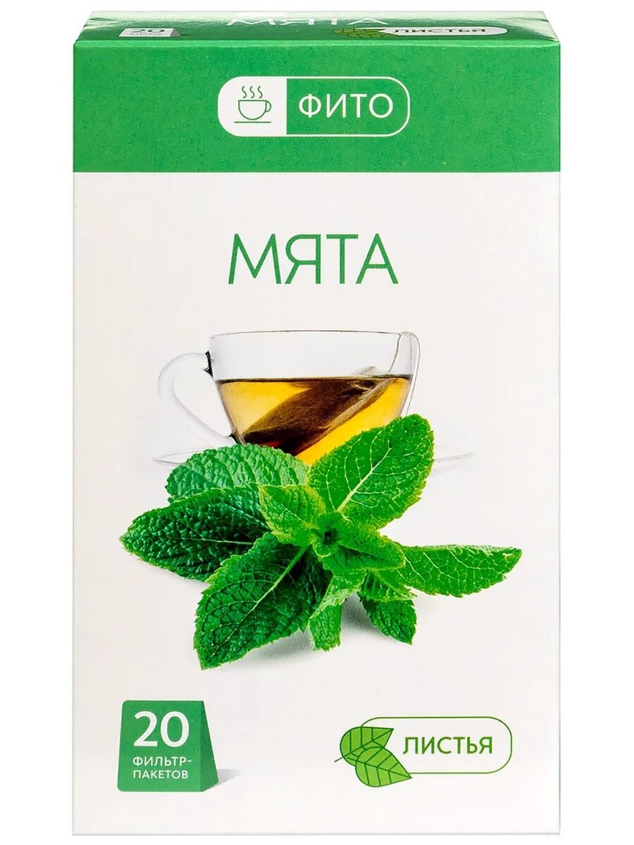 Фито мята листья 1,5 20 шт. фильтр-пакеты