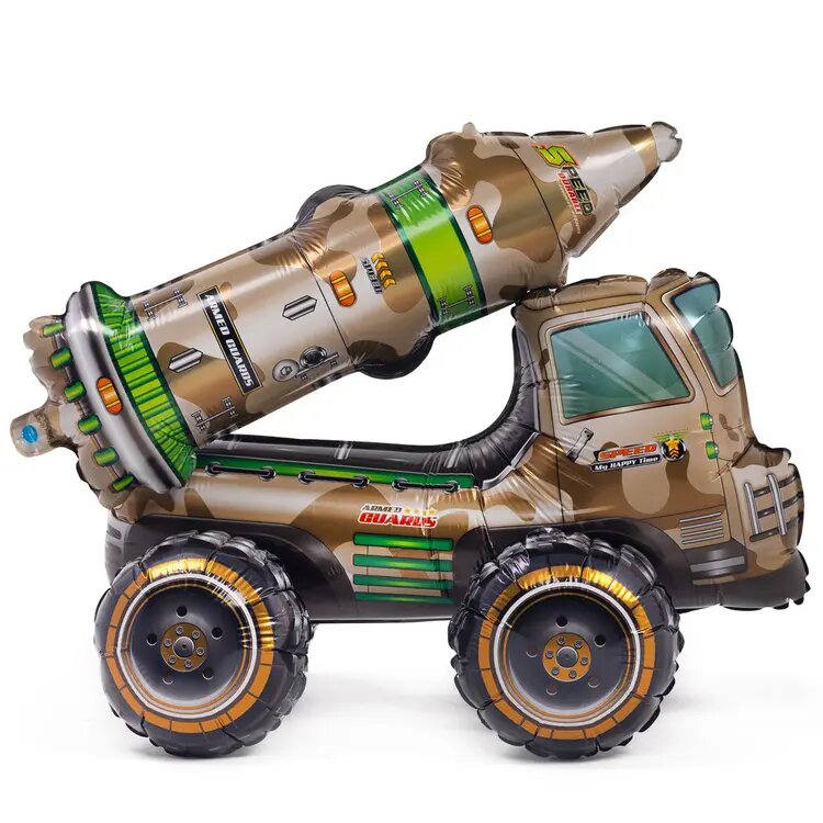 Воздушный шар из фольги. Ходячая фигура, Ракетная установка (25»/64 см, CHN)