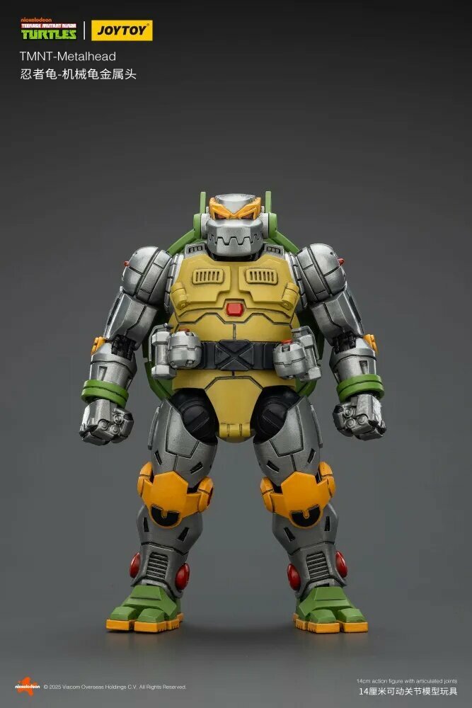 Подвижная фигурка JOYTOY 1/18 Action Figures TMNT-Metalhead