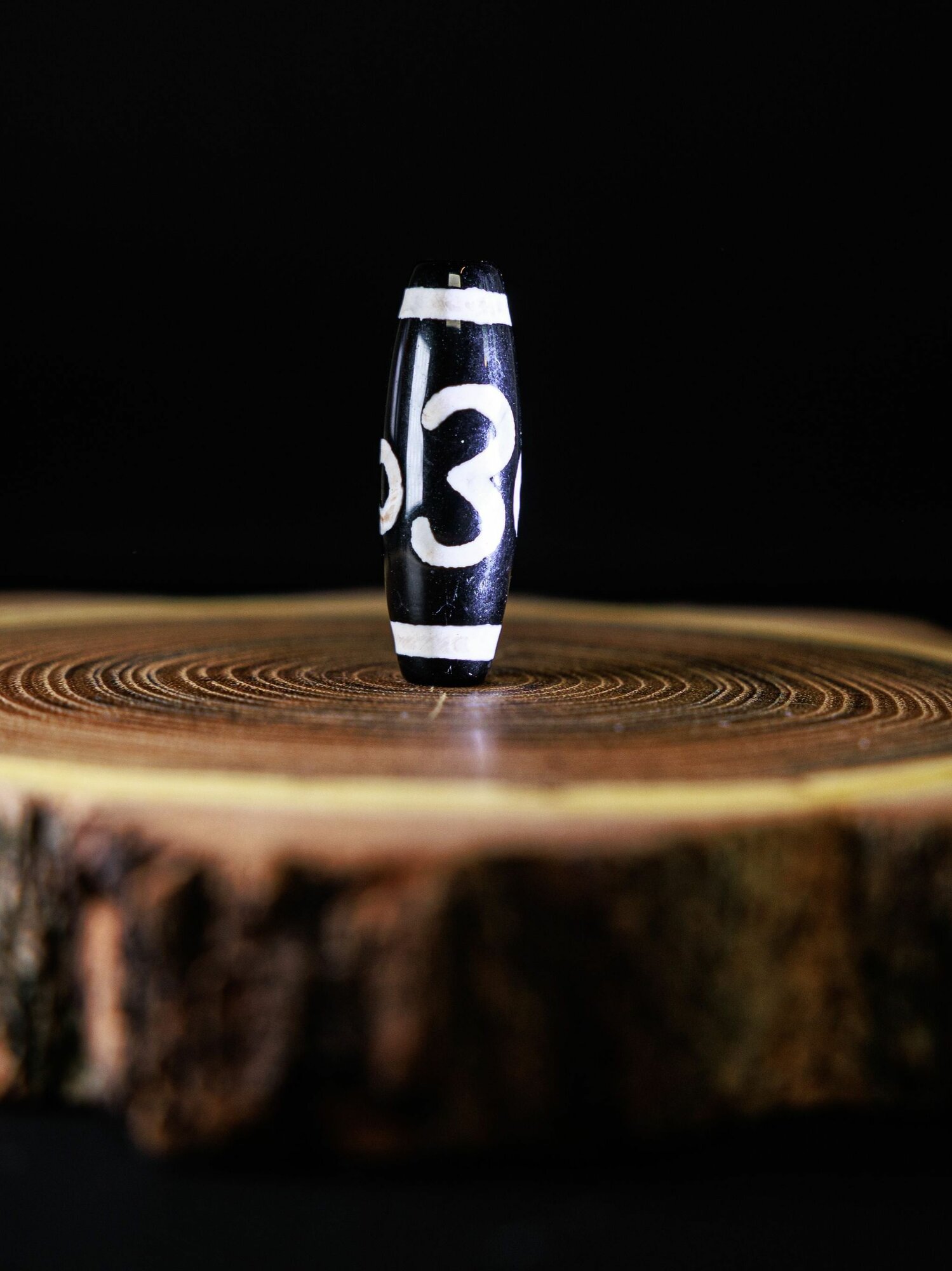 Бусина Дзи / Сладкие рерчи любовь/ Агат / 1 шт