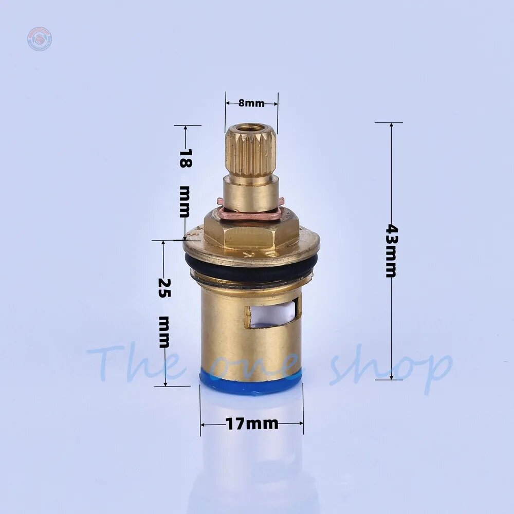 Кран-букса 1/2 дюйма под квадрат, 90 , латунная, керамическая, для смесителя, ремонтный комплект, долговечная арматура