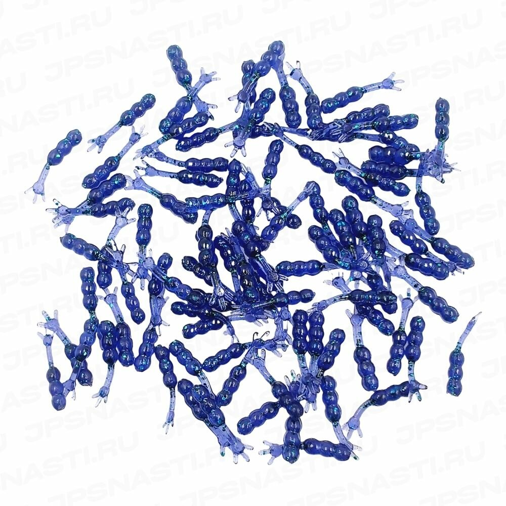 Силиконовые приманки Eleven Lures Chikki, 80 шт, #Junebug