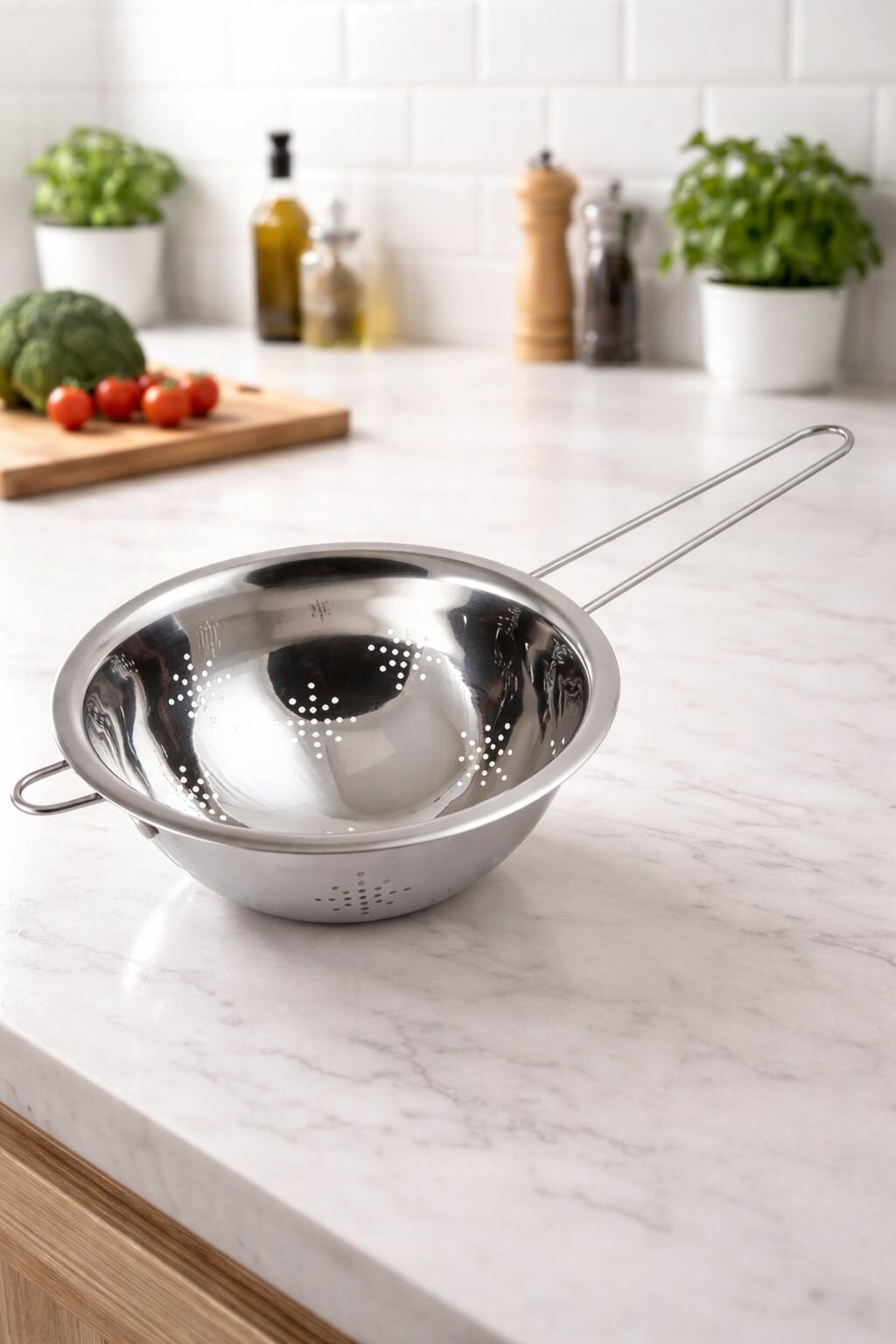 Дуршлаг DELI 18 см, нержавеющая сталь