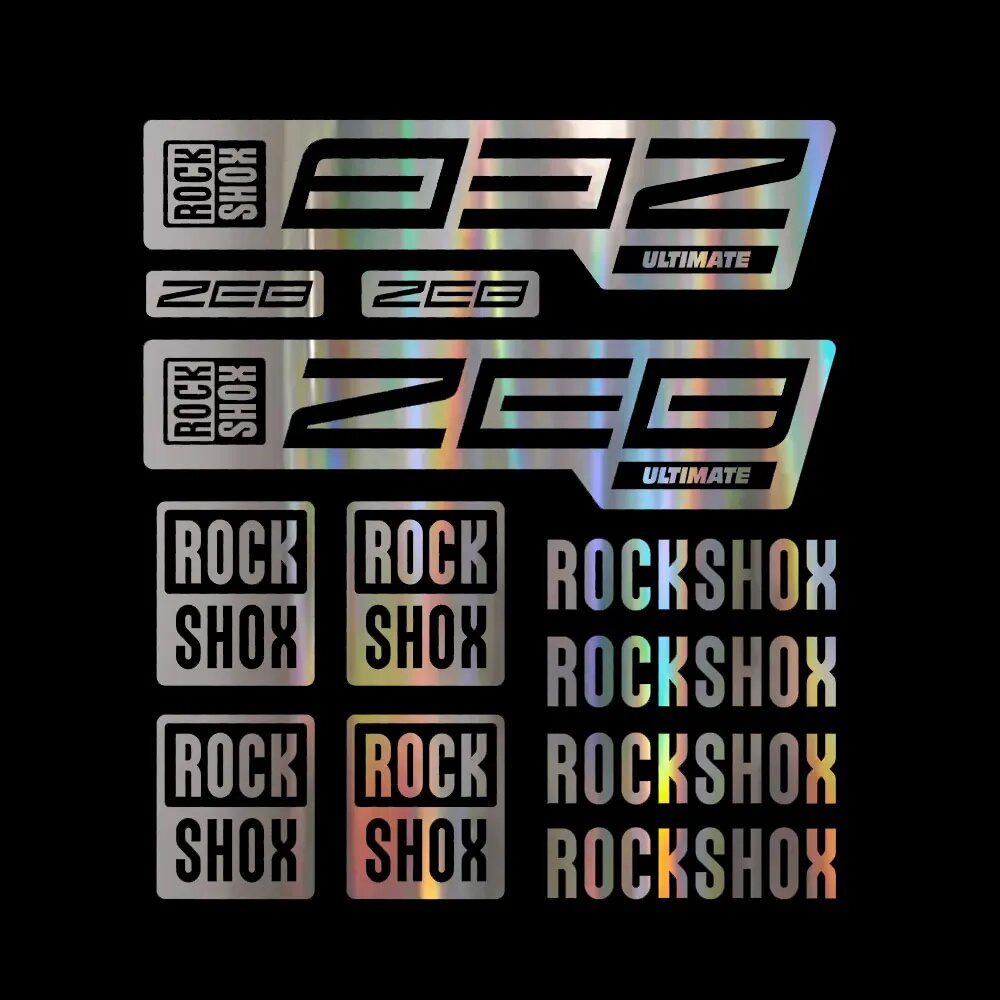Для ROCK SHOX ZEB KIT виниловые наклейки наклейки лист велосипедная рама велосипедный велосипед
