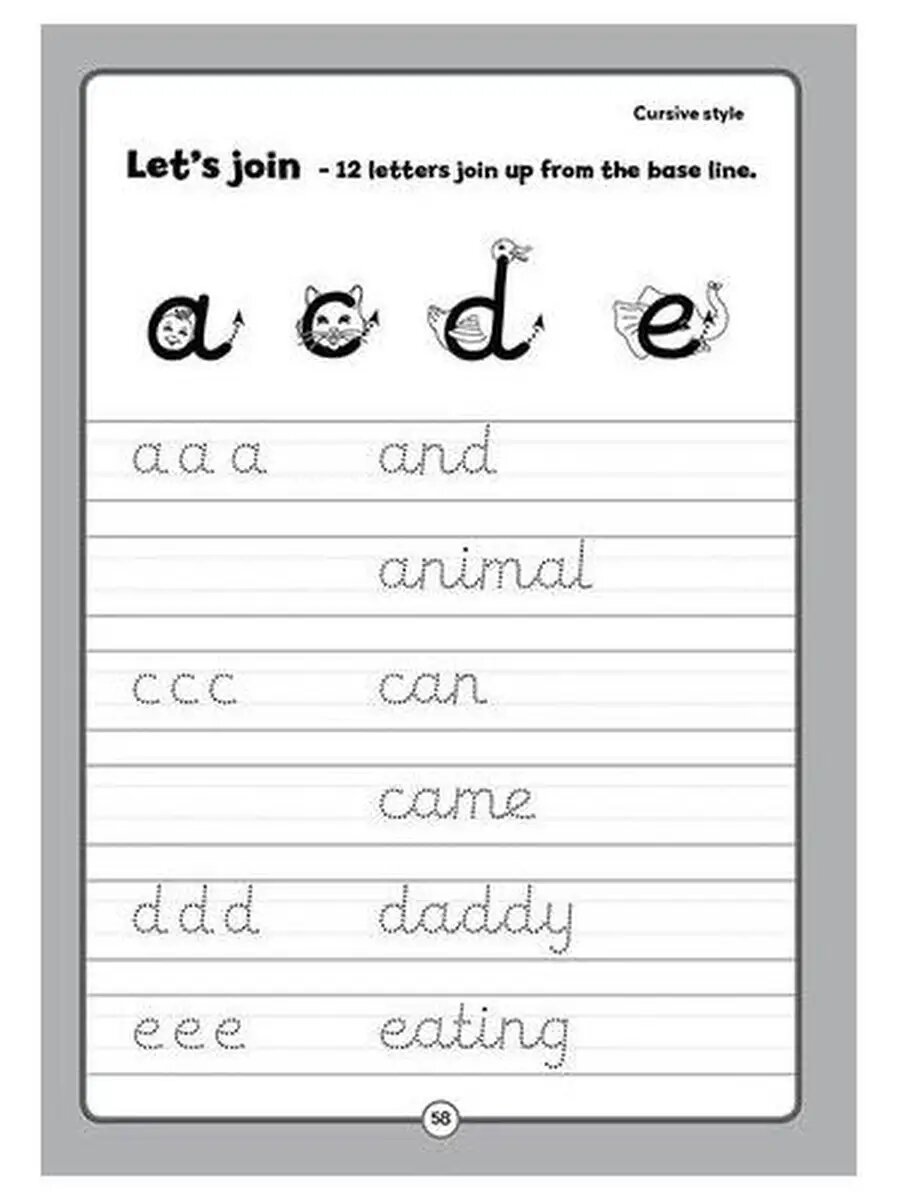 Letterland Complete Handwriting Practice | 100-страничная пропись английских букв. — фото 1