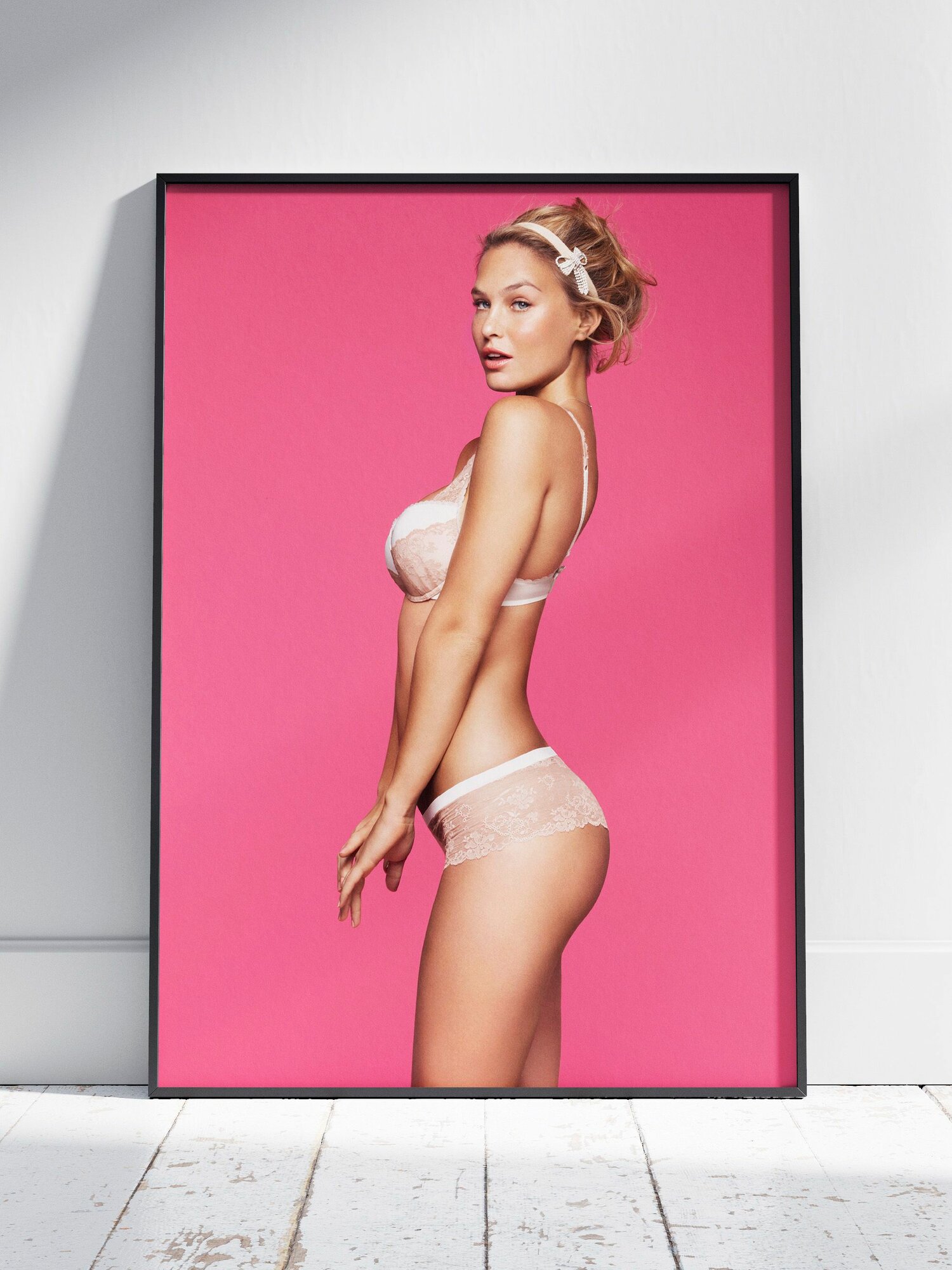 Плакат на стену для интерьера Бар Рафаэли (Bar Refaeli 11) - Постер по модели, бренду и моде формата A4 (21x30 см)
