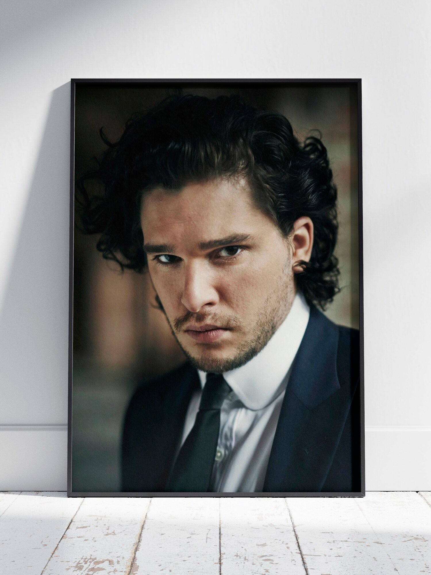 Плакат на стену для интерьера Кит Харингтон (Kit Harington 17) - Постер по актеру фильма, кино, сериала формата A4 (21x30 см)