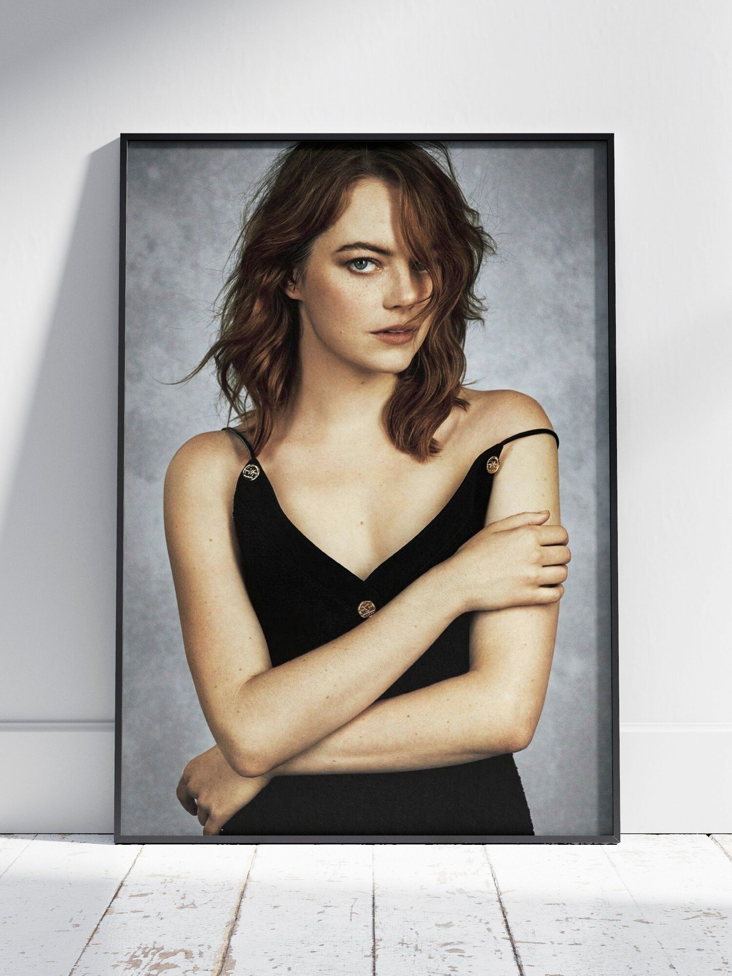 Плакат на стену для интерьера Эмма Стоун (Emma Stone 28) - Постер по актеру фильма, кино, сериала формата A4 (21x30 см)