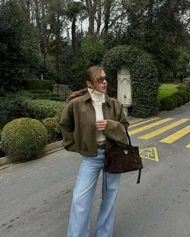 Бомбер Massimo Dutti Бомбер