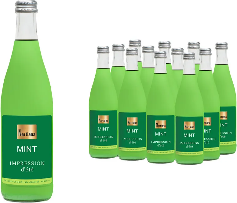 Nartiana 0,5л.*12шт. Mint Nartiana Напиток газированный Россия
