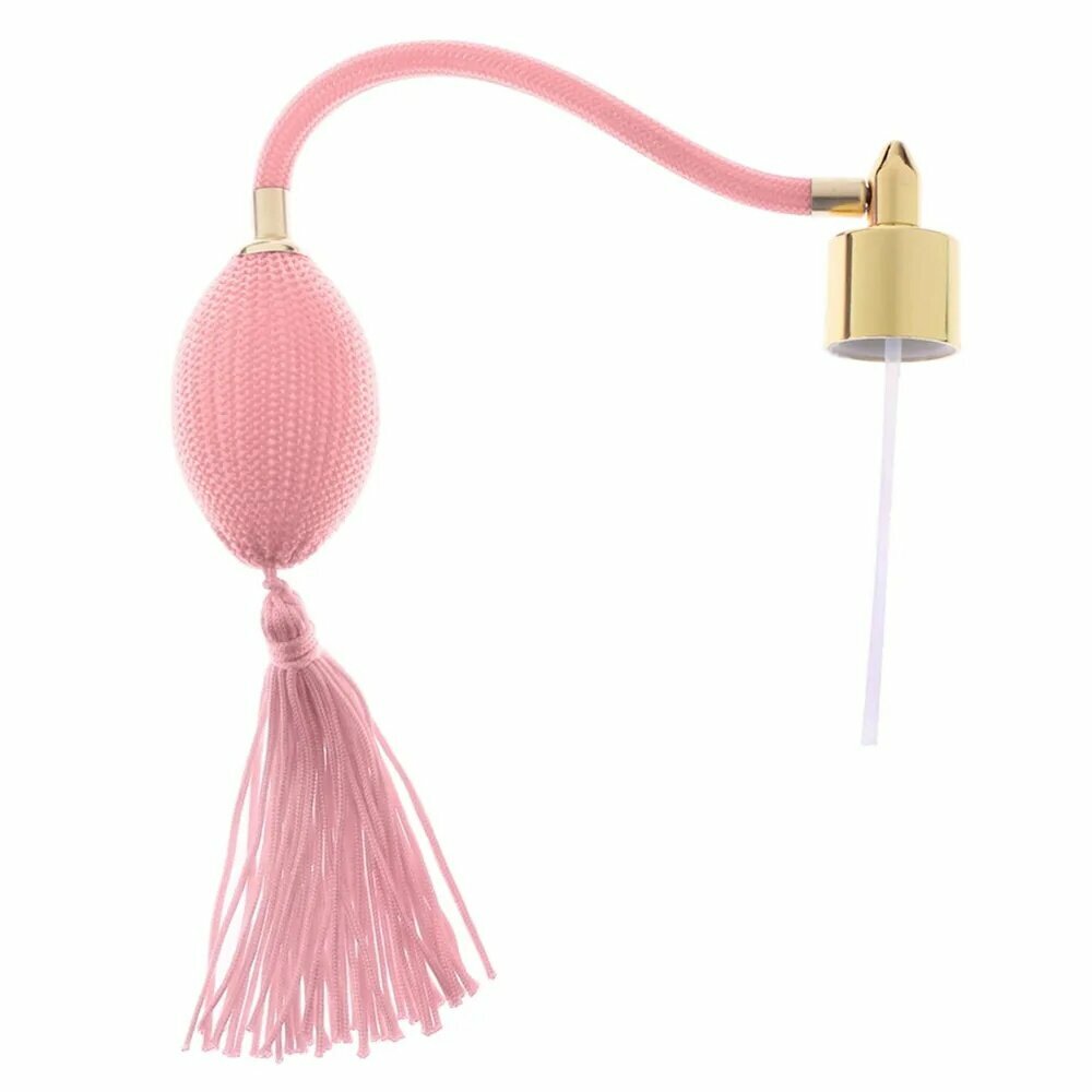 Стильный флакон для винтажных духов с распылителем и грушей 18 мм, розовый, многоразового использования