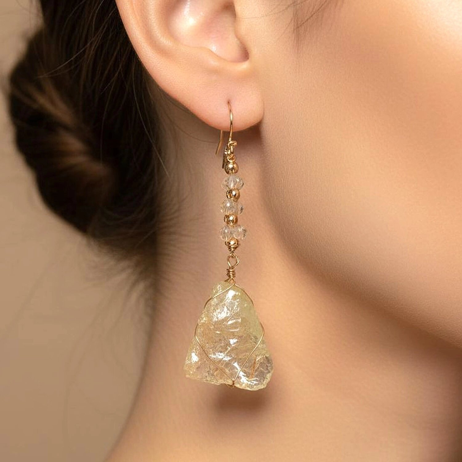 Серьги, кварц