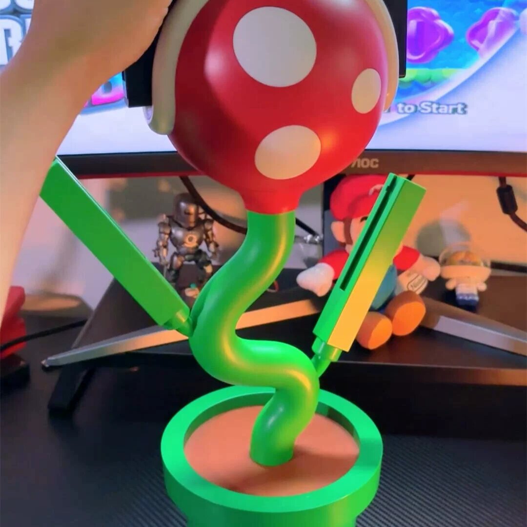 Элегантный зеленый многофункциональный держатель для Nintendo Switch с заряжаемой подставкой, подходит для телевизора,