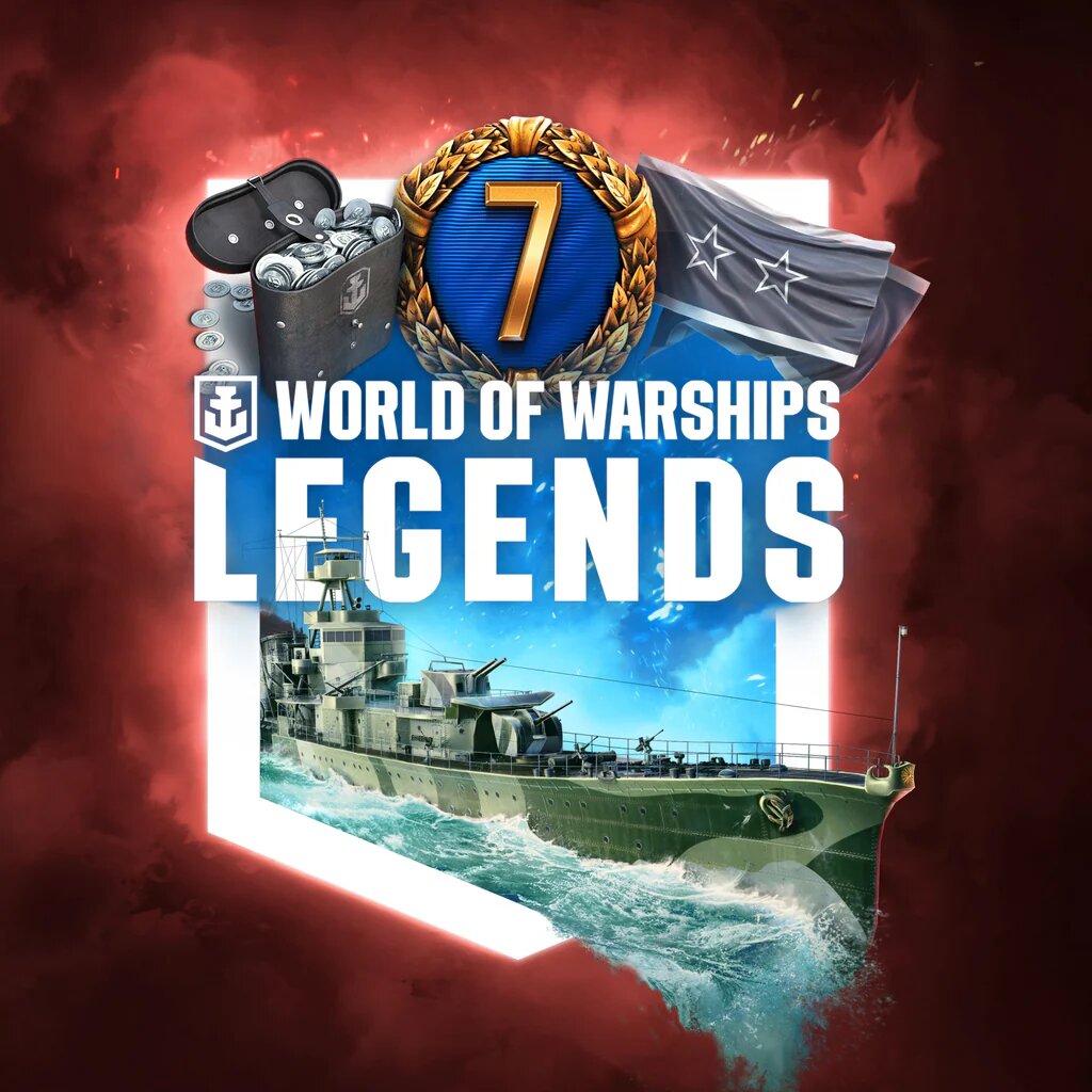 Дополнение World of Warships: Legends — PS5 Mighty Starter Pack, цифровое издание PlayStation 5, регион Турция / код пополнения баланса