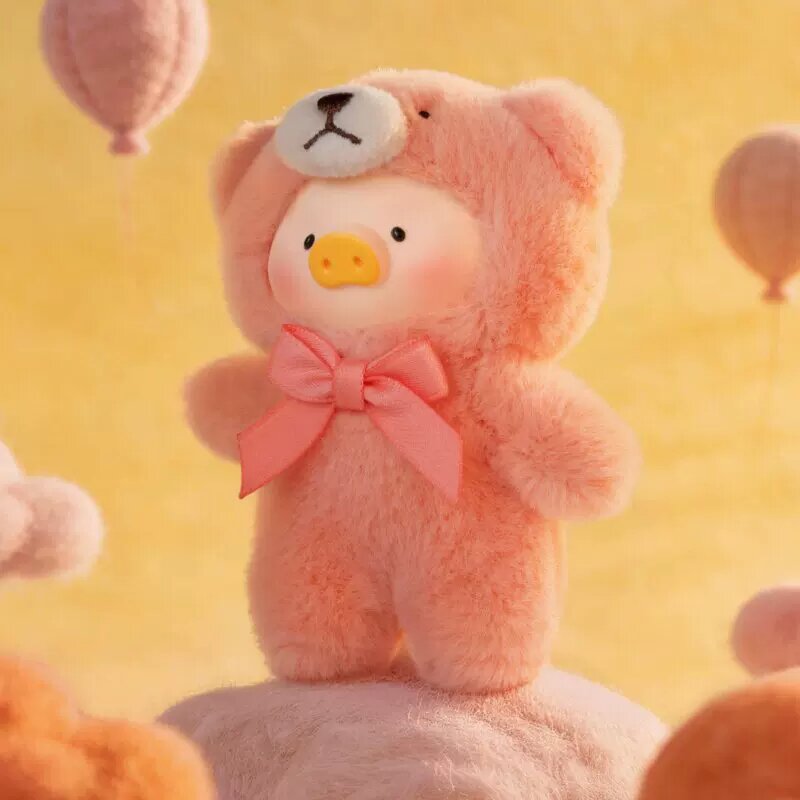 Оригинальная плюшевая подвеска-фигурка LuLu Pig Blind Box Teddy Mini Natural Whisper с виниловым лицом Шепот природы -