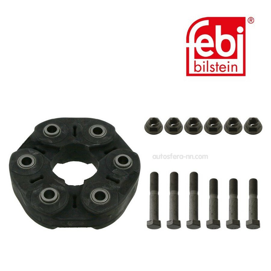 FEBI 43524 Муфта кардана BMW: 5 09-, 5 Gran Turismo 09-, 5 Touring 10-, 6 Gran Coupe 11-, 6 11-, 6 10-, 7 08-15