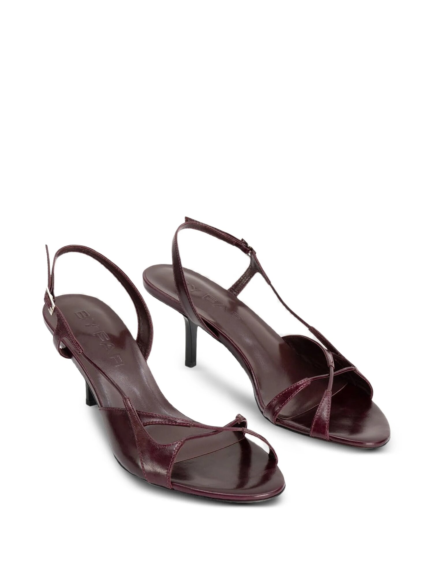 Босоножки BY FAR Sierra slingback sandals, размер 39, красный — фото 1