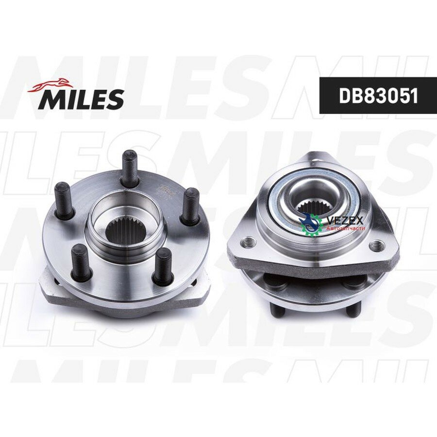 MILES DB83051 Ступица колеса передняя с подшипником CHRYSLER SEBRING/DODGE STRATUS 94-07 (FAG 713670090) DB83051