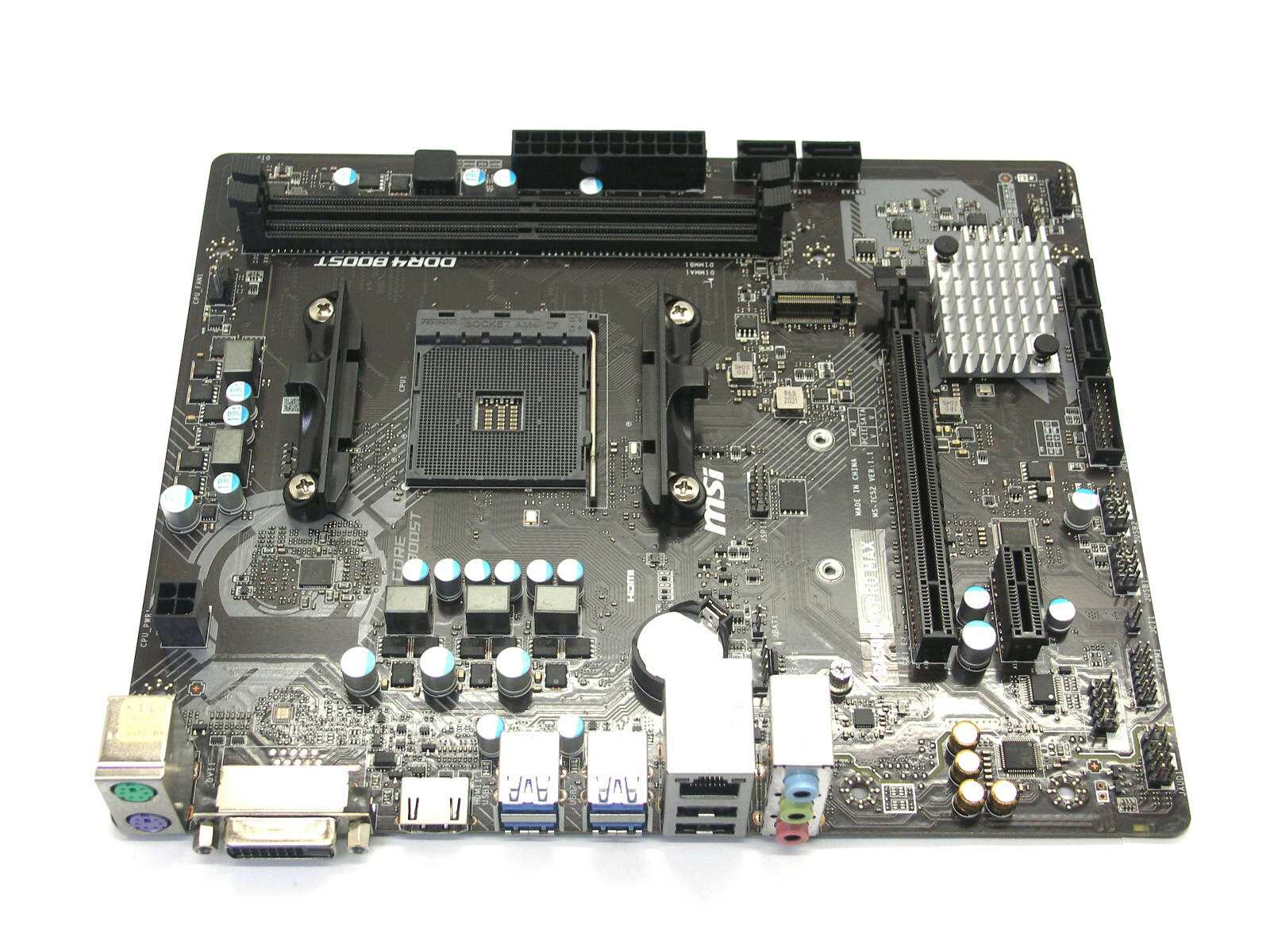 Материнская плата S-AM4 MSI B450M-A PRO MAX AMD B450/2xDDR4/PCI-E/USB3.0/HDMI/DVI/M.2/GLAN/Sb/mATX