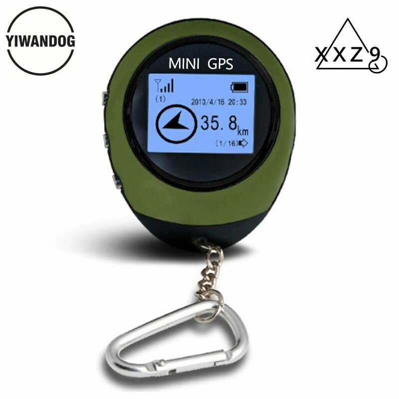 Mini GPS возвращатель PG03, память на 16 точек, отображение даты, времени, скорости, высоты и координат