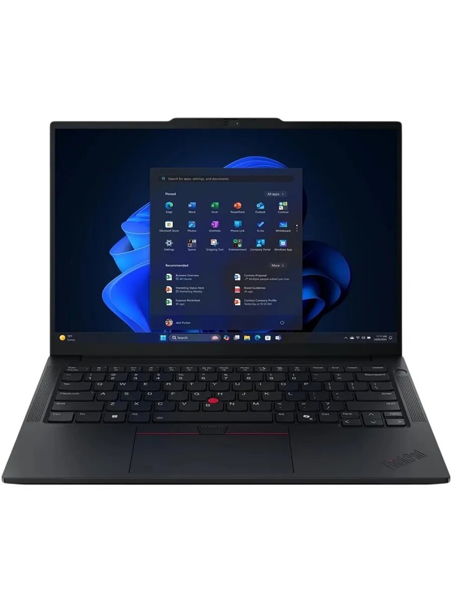 Ноутбук Lenovo ThinkPad E14 G6 (21M80024US) 14 IPS/Ultra 5 125U/16Gb/512Gb/IntelG/без ОС черный