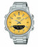 Наручные часы CASIO Collection Men, серебряный, желтый