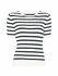 Футболка Horizontal-stripe cable-knit T-shirt
