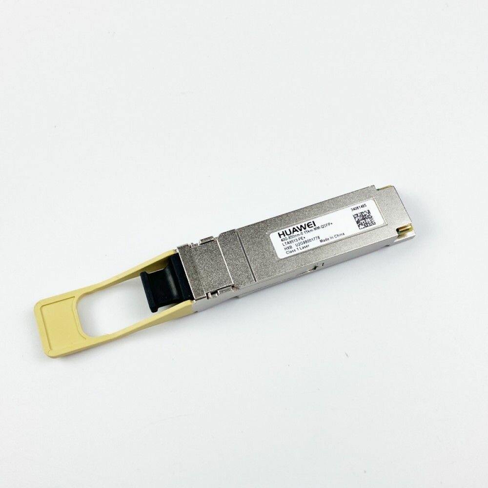 Трансивер Huawe* QSFP+ 850nm 41.25Gbps 7.6dBm 0.5dBm 9.5dBm MPO MMF 0.15km (34061485)
