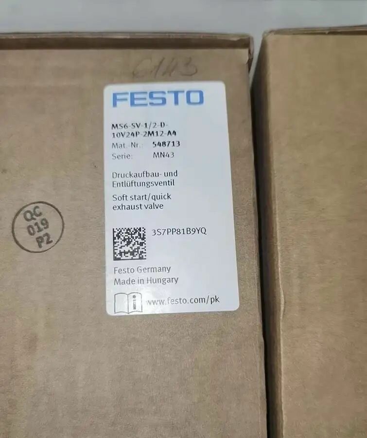 Модуль FESTO MS6-SV-1/2-D-10V24P-2M12-A4