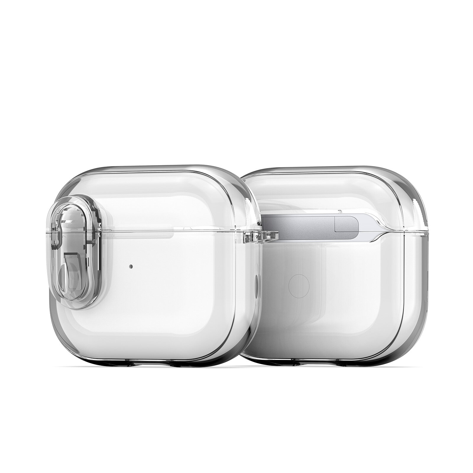 Прозрачный чехол для наушников AirPods 3, серия PECL Series от Dux Ducis, в комплекте с карабином