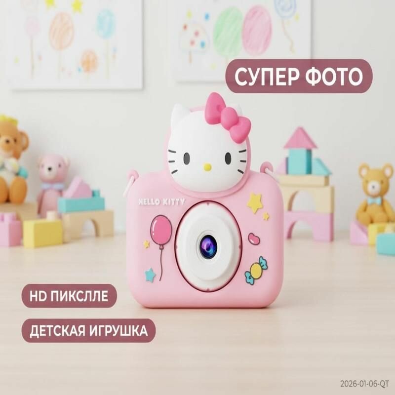 Детский цифровой фотоаппарат с героями Sanrio, мини камера-игрушка для творчества и развития