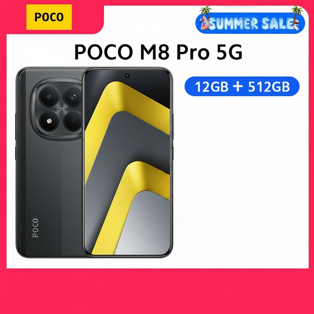 Смартфон Poco M8 Pro, 12/512ГБ, global