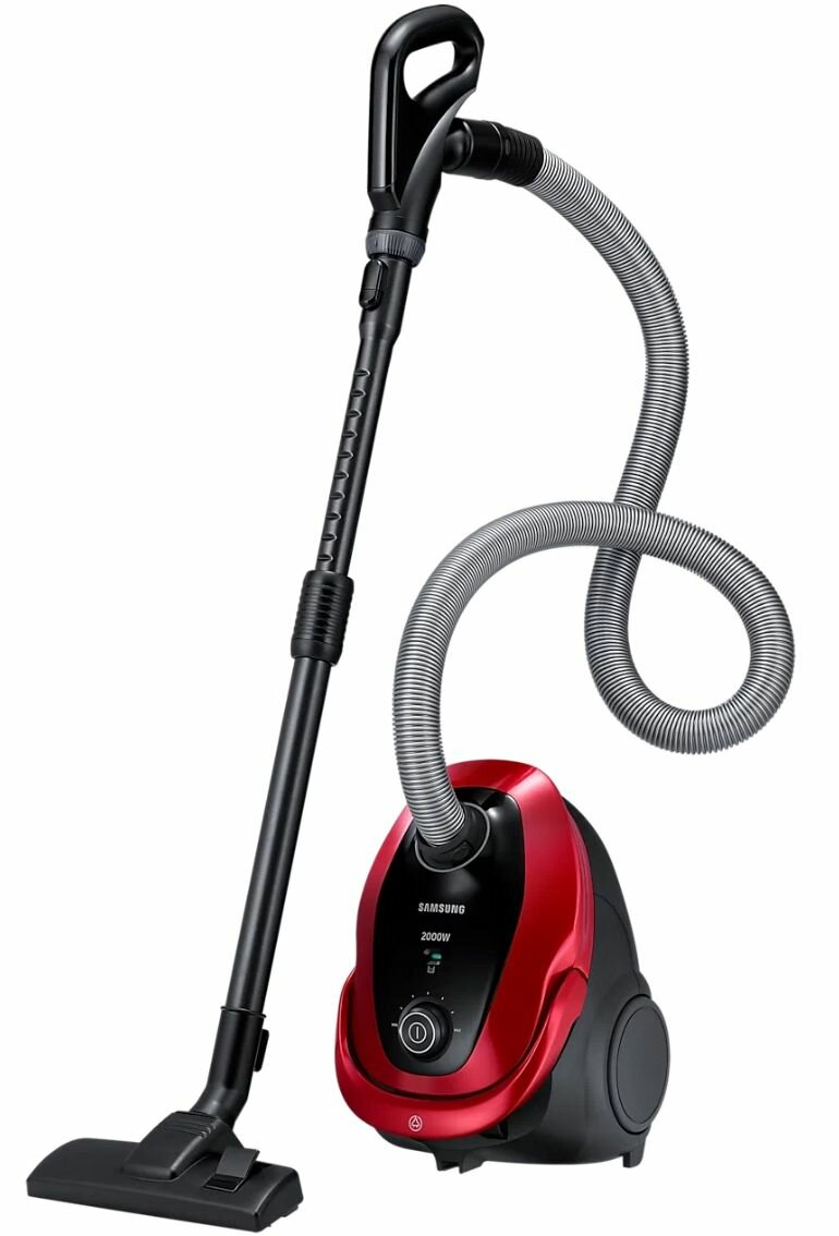 Пылесос Samsung VC20M253AWR, red