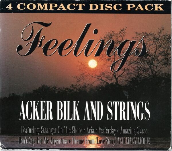 Два компакт-диска (CD). Acker Bilk And Strings - Feelings (в комплекте диски: №1 и №3)