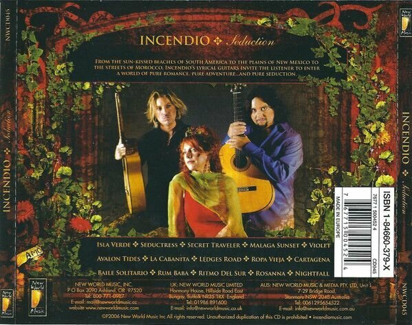 Компакт-диск (CD). Incendio - Seduction — фото 1