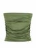 Топ ESSENTIEL ANTWERP Ruched strapless top, размер 38, зеленый,