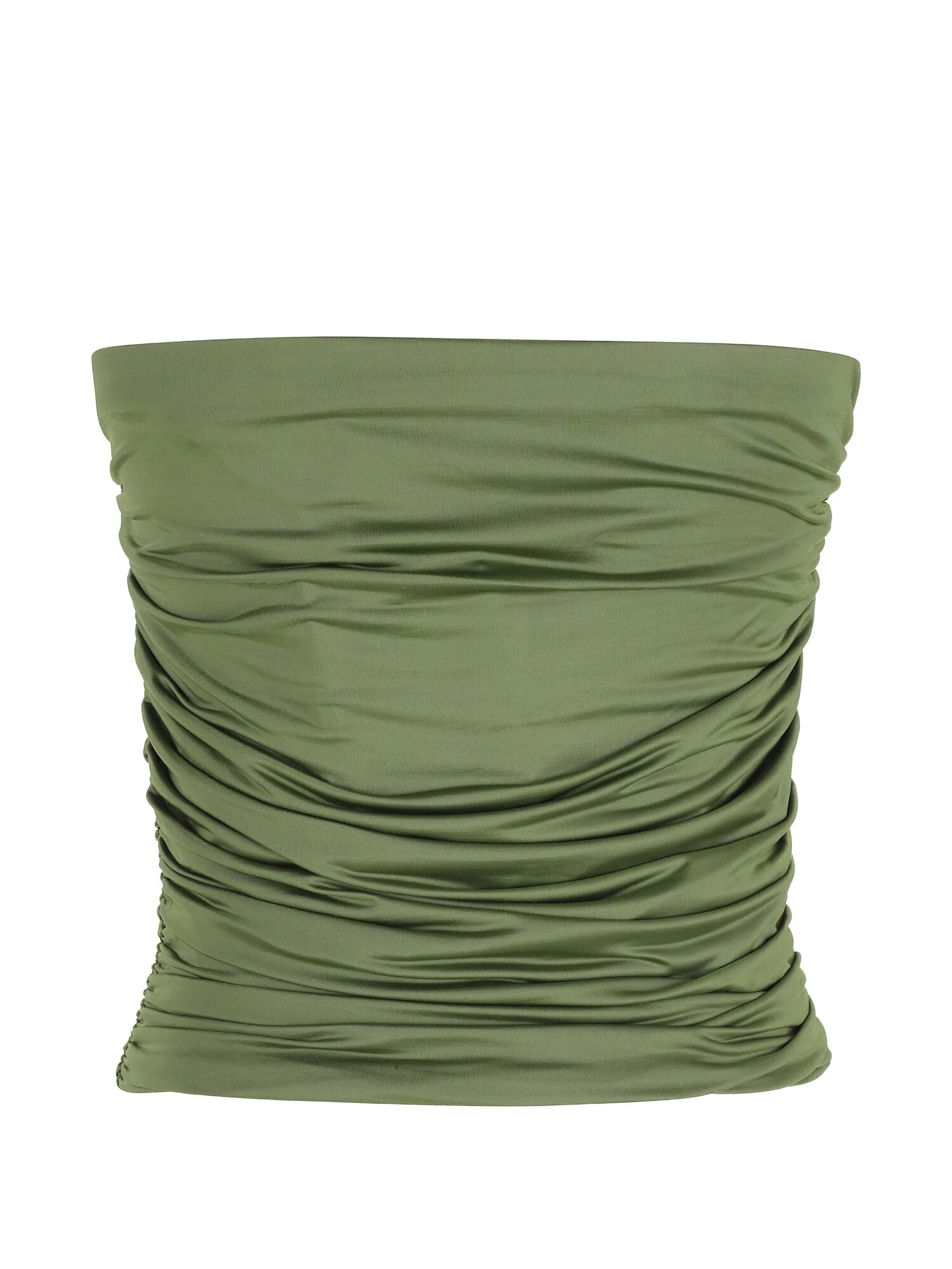 Топ Ruched strapless top