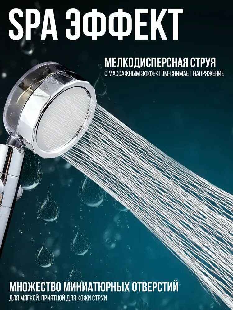 Лейка для душа с вентилятором — фото 1