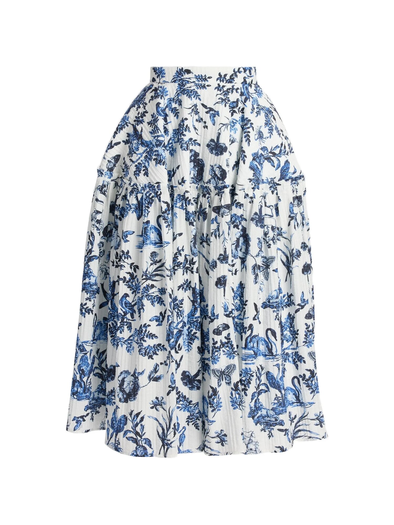 Юбка Crinkled jacquard skirt