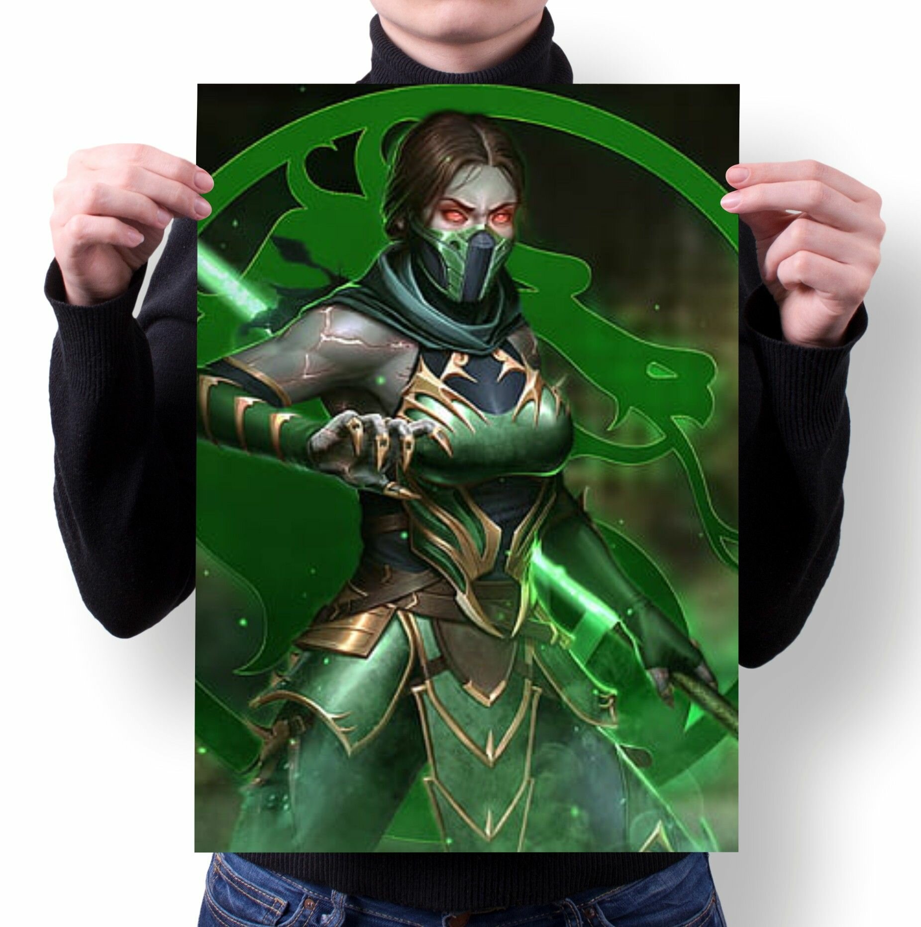 Плакат формата А4 с принтом "Мортал Комбат", Mortal Kombat