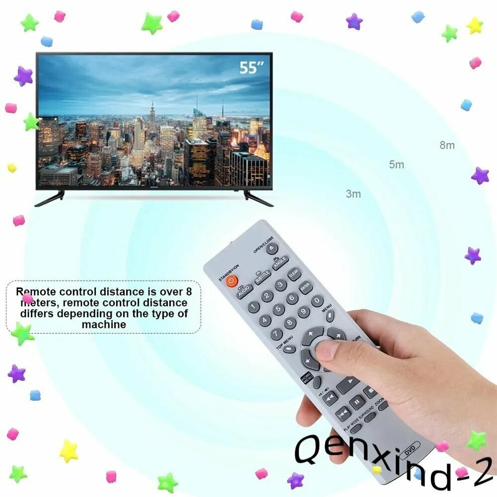 Универсальный DVD пульт, прочный и легкий в использовании, для любителей домашних кинотеатров